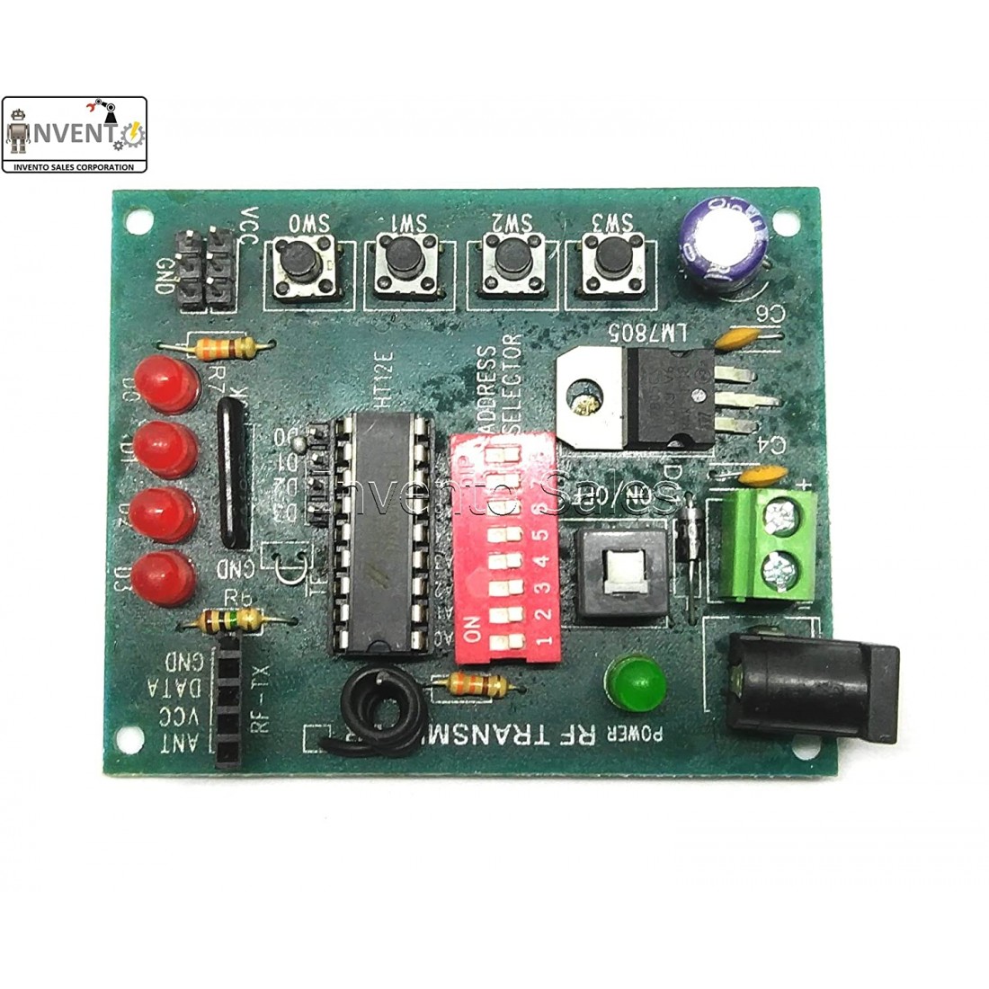 315/433/434/435/866 MHZ Wireless RF Transmitter Receiver Board with HT12D HT12E